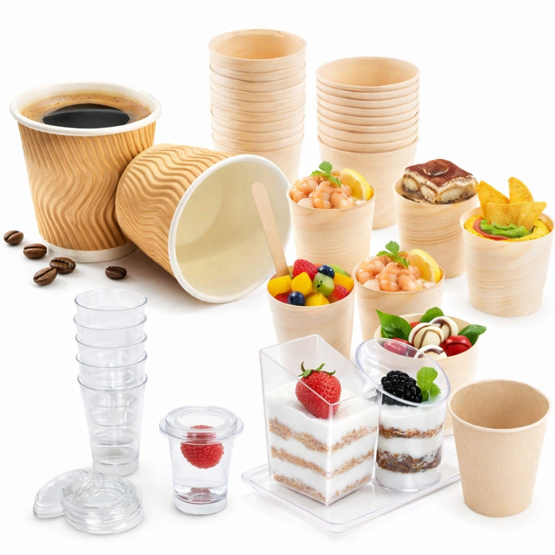 Eco-Friendly Cups & Food Containers for Catering & Events – Canape King