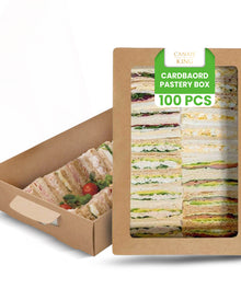 Platter Box with Window 38.5x26x8.5cm | Professional Catering Box | Di ...