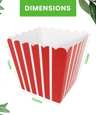 Mini Food Boxes 7cm | Cute Popcorn Cartons | Party Snack Containers ...