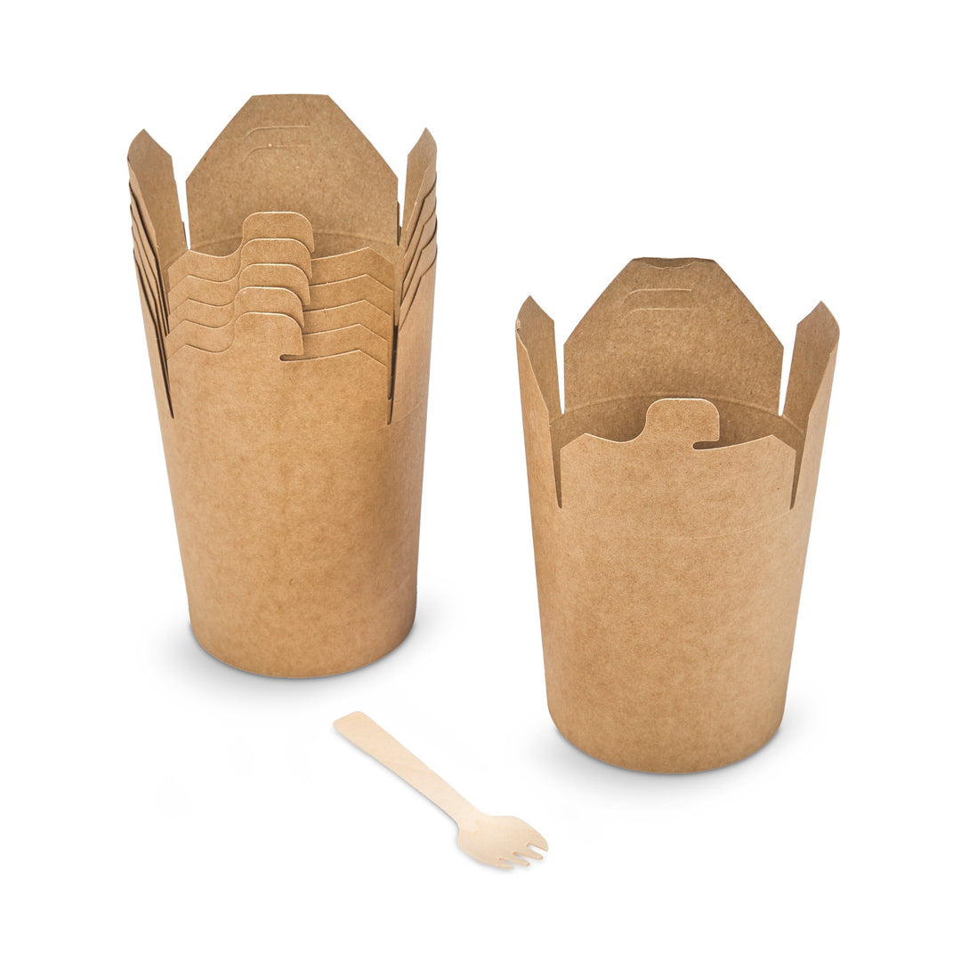 Brown Mini Take-Away Boxes | Eco-Friendly Food Containers | Small Port ...