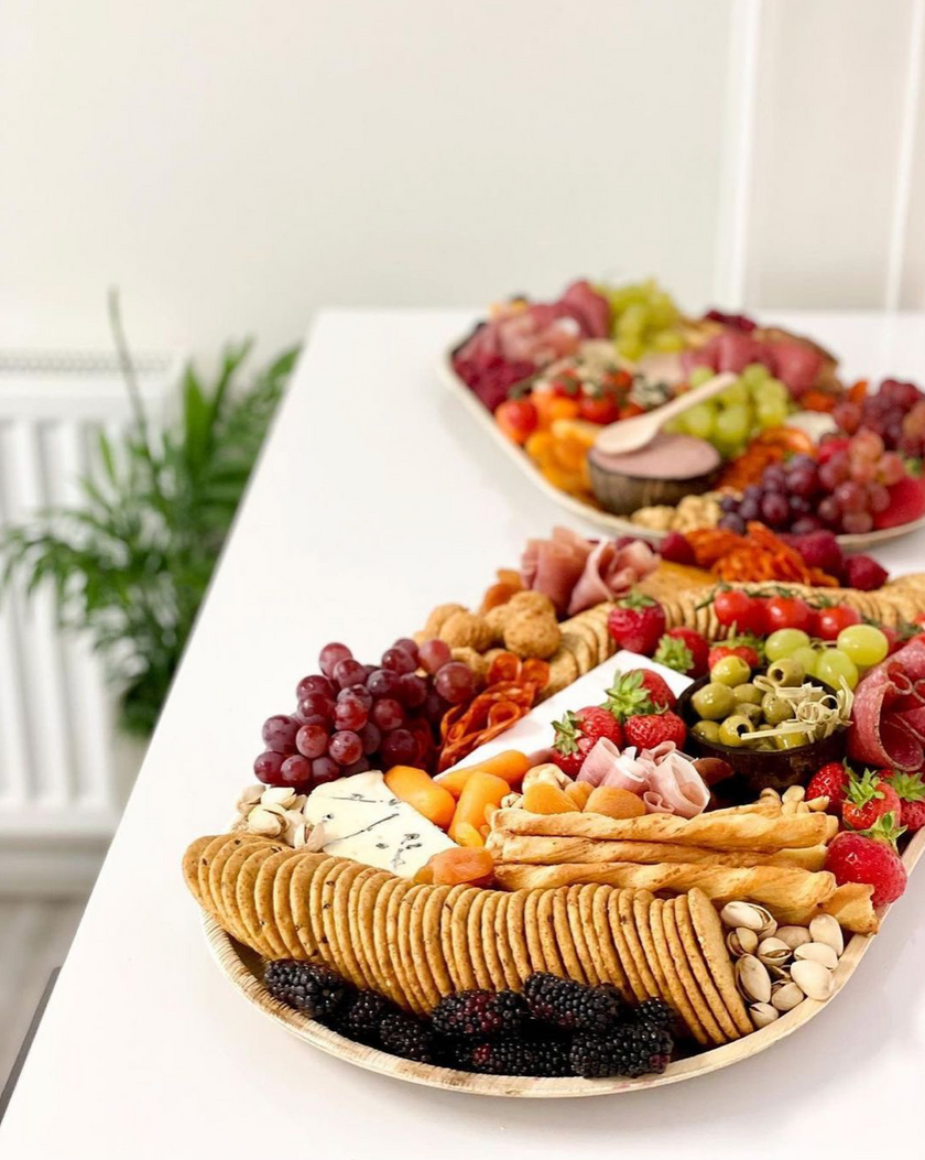 Extra Large Oval Palm Leaf Platters | Eco-Friendly Serving Trays | Pre ...