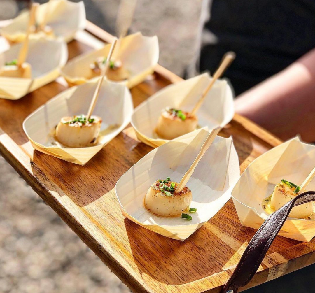 Wooden Serving Boats | Eco-Friendly Food Boats | Natural Bamboo Bowls ...